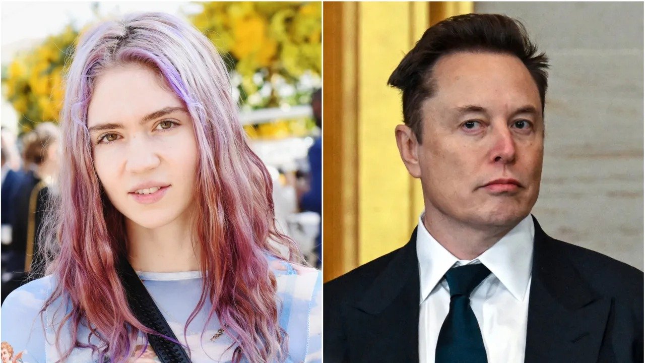 Elon Musk's ex-girlfriend and mother of his three children Grimes ...